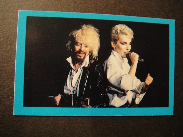 QUAKER OATS SUGAR Puffs Pop Stars Duo Eurythmics Annie Lennox Dave ...