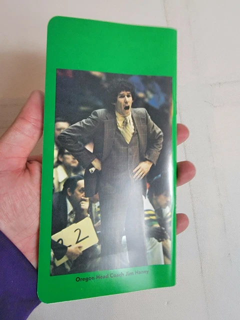 VINTAGE 1970S OREGON Ducks Program Guide Booklet 1979 1980 Basketball ...