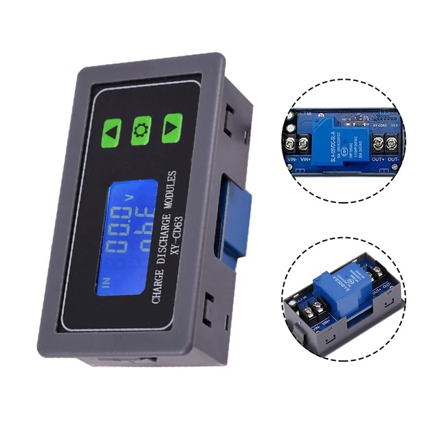 XYCD63 30A CARICABATTERIE funzione chiave parametro impostazione relè controllo EUR 18,71 ...