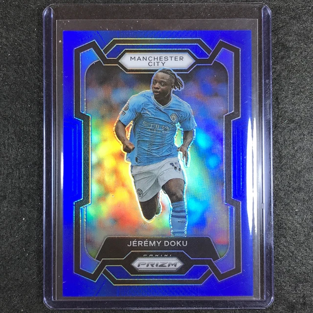 2023-24 PRIZM EPL JEREMY DOKU Base Blue 212/299 #11 EUR 9,74 - PicClick IT