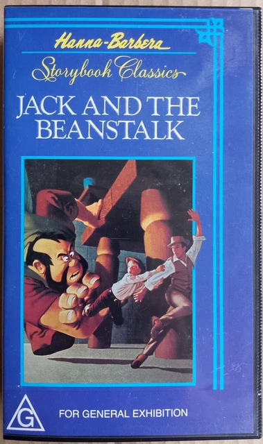 JACK AND THE Beanstalk 1967 VHS Gene Kelly Hanna-Barbera PAL Video 1989 ...