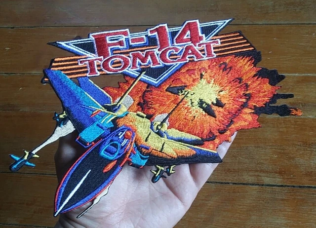 LARGE F-14 TOMCAT US Navy VF Grumman Fighter Squadron TOP GUN USN Patch ...