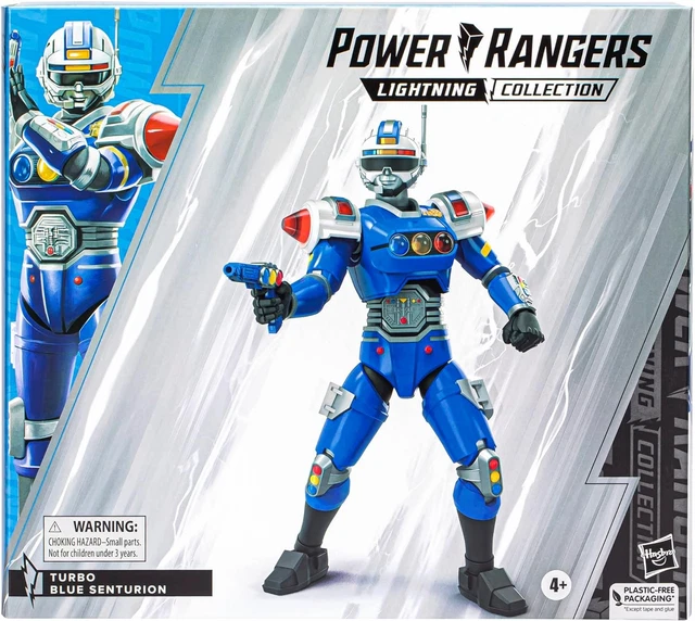 POWER RANGERS LIGHTNING Collection Turbo Blue Senturion 6.6-in ...