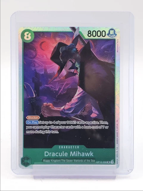 DRACULE MIHAWK 2025 One Piece Legacy Of The Master Super Rare Op12-030 ...