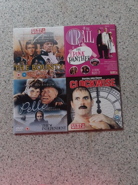 DAILY MAIL DVDS Pink Panther 00-Heaven Clockwise The Bounty Who Dares ...