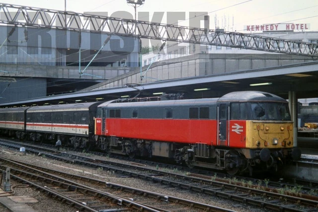 35MM SLIDE BR British Rail Electric Loco Class 86 86424 1993 Euston ...