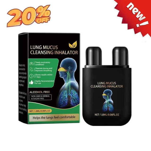 LUNG MUCUS-CLEANING NASAL Herbal Box,Natural Safe-Essential Oils ...
