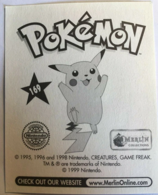 STICKERS POKEMON NEUF N°169 Voltorbe Merlin Serie 1 De 1999 EUR 2,95 ...