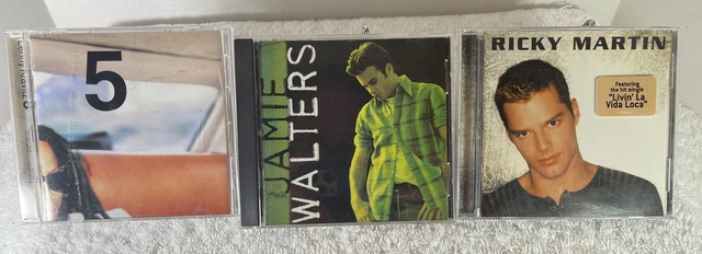 3- 90'S POP CD's- Lenny Kravitz- 5, Jamie Walters, and Ricky Martin $6. ...