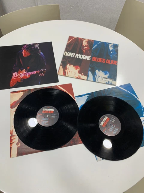 GARY MOORE 2LP Blues Alive With Poster Inserts EUR 125,00 - PicClick IT