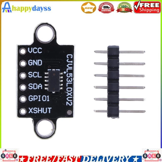 VL53L0X TIME-OF-FLIGHT DISTANCE Sensor Breakout GY-VL53L0XV2 I2C IIC for Arduino EUR 4,28 ...