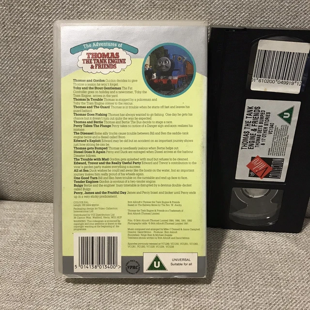 THOMAS THE TANK Engine And Friends Vhs Video - Thomas Gets Bumped ...