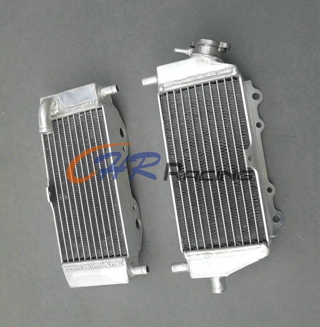 ALUMINUM RADIATOR KIT For 2003-2008 Kawasaki KX 125 KX125 2004 2005 ...