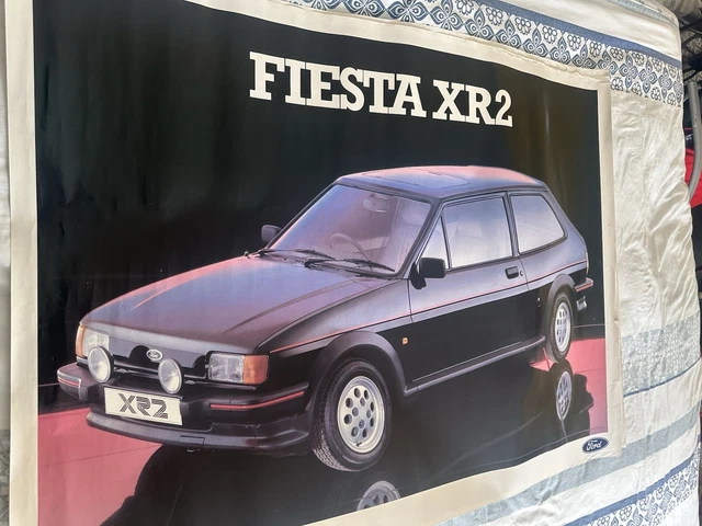 FORD FIESTA XR2 Genuine Ford Dealership Showroom Poster New Original £ ...