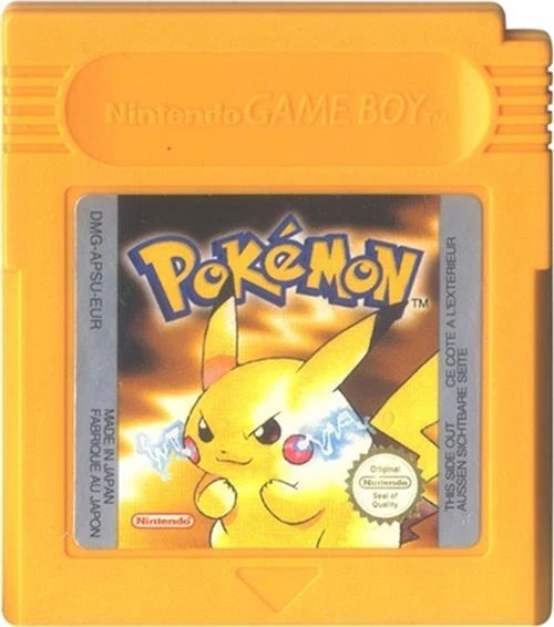 POKEMON YELLOW VERSION Special Pikachu Ed. Nintendo Game Boy Gameboy ...