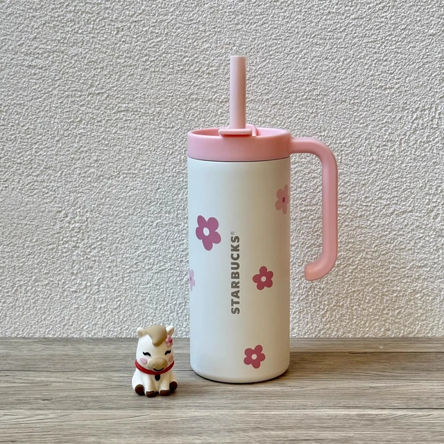 STARBUCKS CHINA 2026 Year of the Horse Peach Blossom SS Straw Tumbler ...