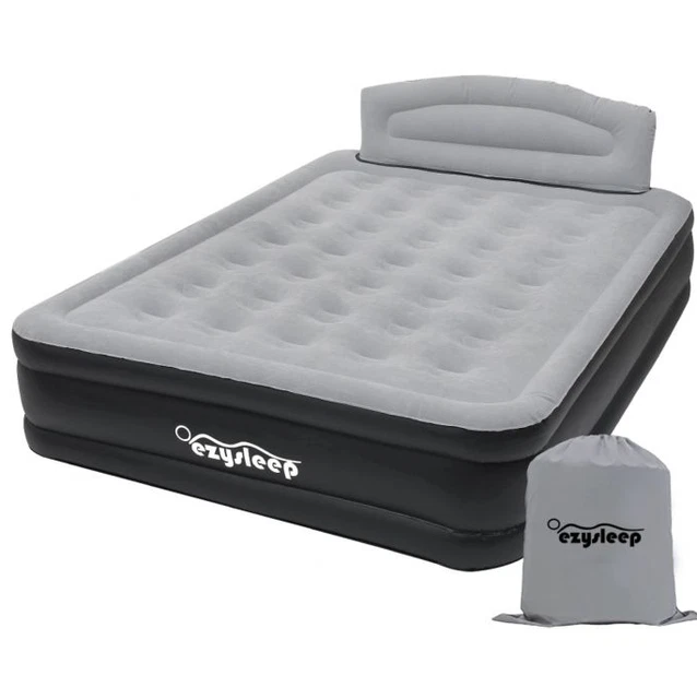 EZYSLEEP AIRBED SINGLE Self-inflating Camping Mattress with Built-in ...