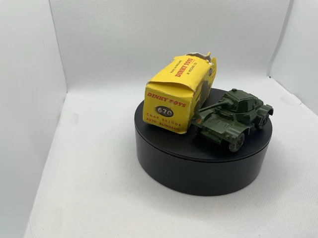 DINKY TOYS 670 Armoured Car Original Box Included Play Worn In Box £13. ...