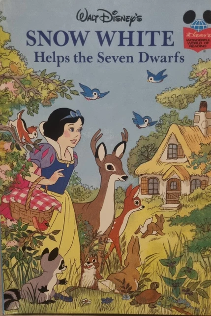 DISNEY WONDERFUL WORLD of Reading - Snow White Helps The Seven Dwarfs £ ...