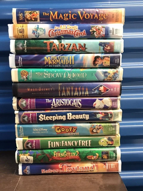 WALT DISNEY WB MGM VHS Tapes Lot of 12 Collection Movies Classics EUR 1 ...