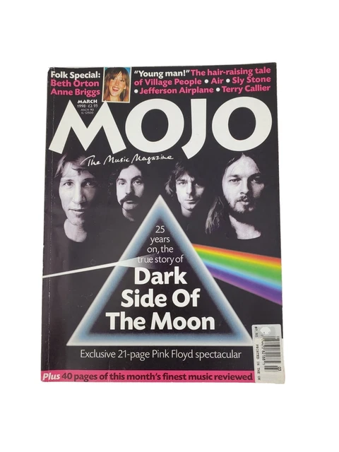 PINK FLOYD MOJO Magazine 25 Yrs Dark Side of the Moon 21 Pg Cover ...