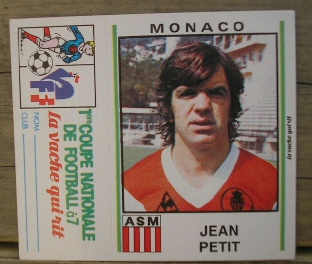 PETIT MONACO 1981 Image Football Panini La Vache Qui Rit Coupe ...