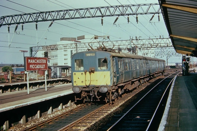 35MM SLIDE. B.R. Class 506 E.M.U. No. M 59401 at Manchester Piccadilly ...