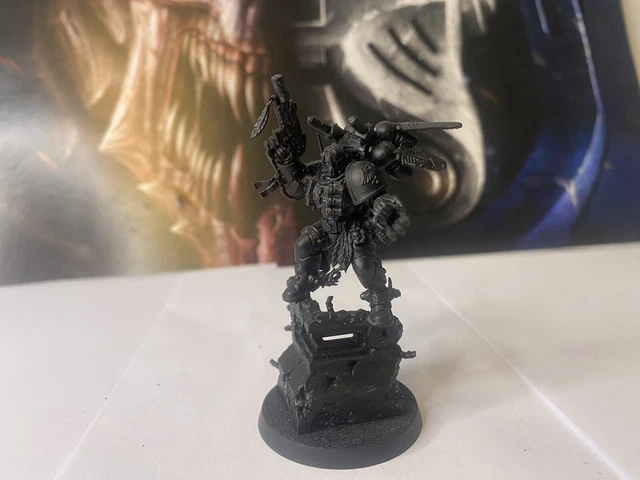 SPACE MARINES RAVEN Guard Kayvaan Shrike Primed Warhammer 40K Games ...