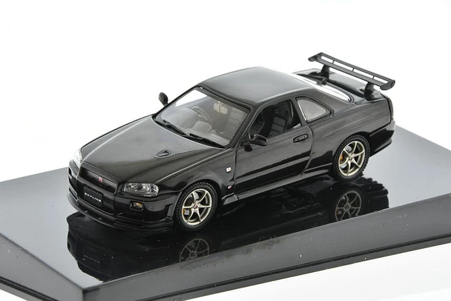 NISSAN SKYLINE R34 GTR V-SPEC II black pearl 1994 1/43 AutoART 57334 EUR 69,00 - PicClick FR