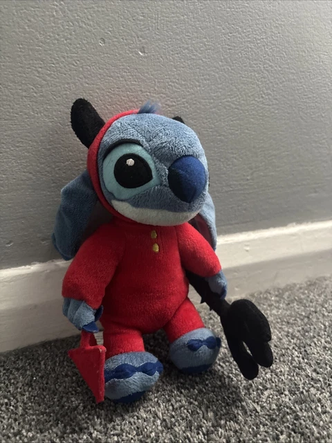 DISNEY STITCH AS Devil soft plush cuddly teddy toy £9.44 - PicClick UK