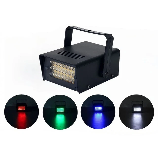 24LED STROBE PARTY Lights Super Bright Flash Light Stage Light Stage ...