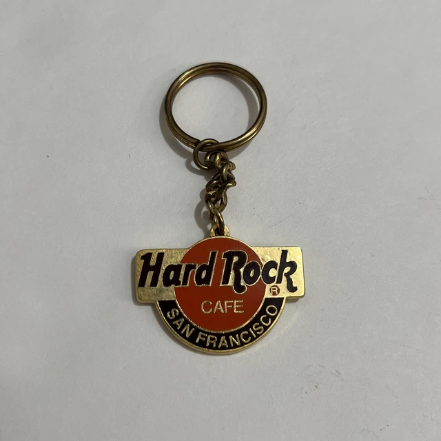 VINTAGE HARD ROCK CAFE SAN FRANCISCO Keychain Key Ring 1988 £8.30 ...
