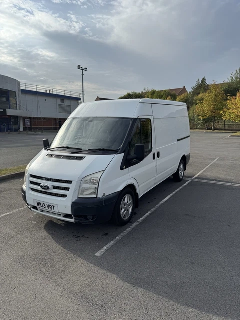 FORD TRANSIT MK7 White MWB High Roof 2.2 Diesel 2013reg. Manual £2,500. ...