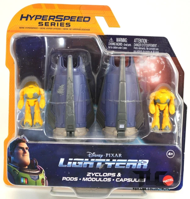 DISNEY PIXAR LIGHTYEAR Zyclops Figure & Pods Hyperspeed Series MIB ...