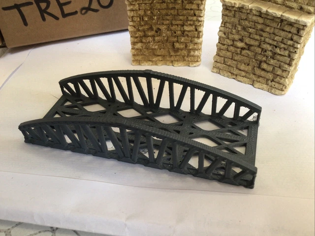 N SCALE BRIDGE Set Up, 1 X Plate Girder Bridge & Abutments ,Single ...