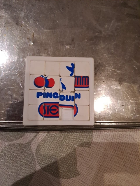 ANCIEN JEU DE Taquin Publicitaire - Pingouin Stemm - EUR 4,50 - PicClick FR