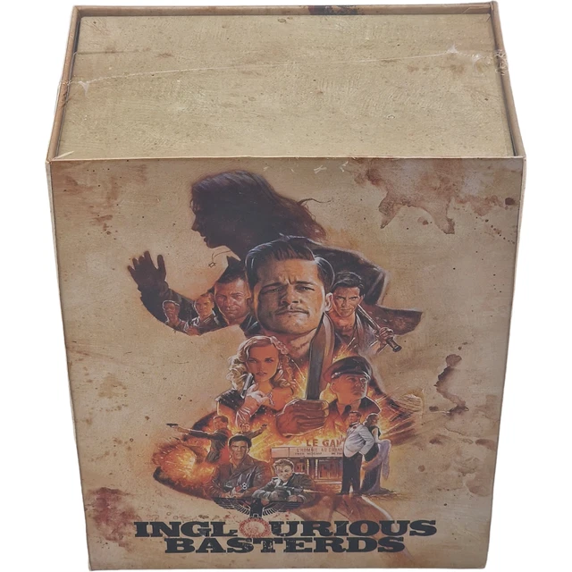 INGLOURIOUS BASTERDS 4K Ultra HD + Blu-Ray Steelbook Zavvi Completo ...