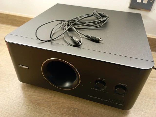YAMAHA YST-FSW050 16CM 6" Active Subwoofer Powered SUB Compact SLIM 100 ...