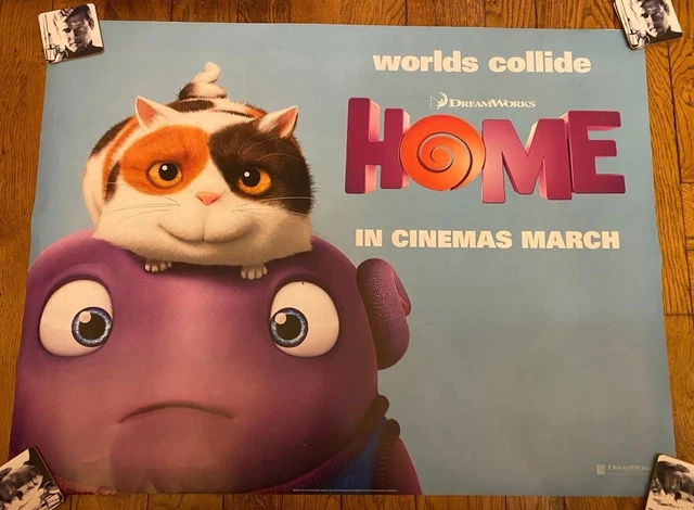 DREAMWORKS HOME - Original Cinema Quad Poster £5.91 - PicClick UK