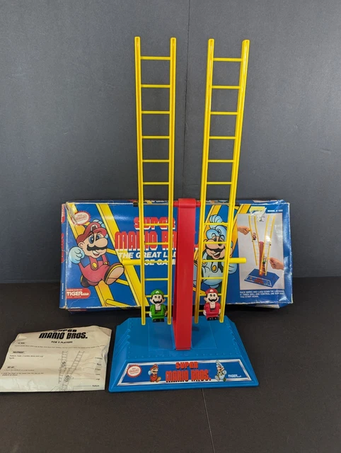SUPER MARIO BROS. Great Ladder Race Game, Official Nintendo Tiger 1989 ...