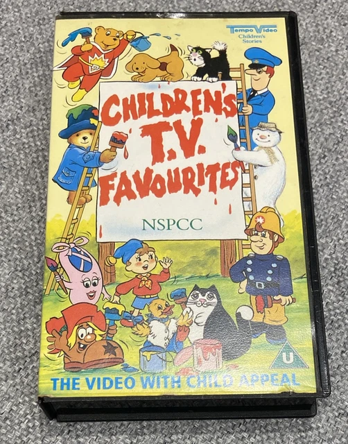 NSPCC VOL. 1 - Children's TV Favourites VHS 1991 Video Tape Cassette ...