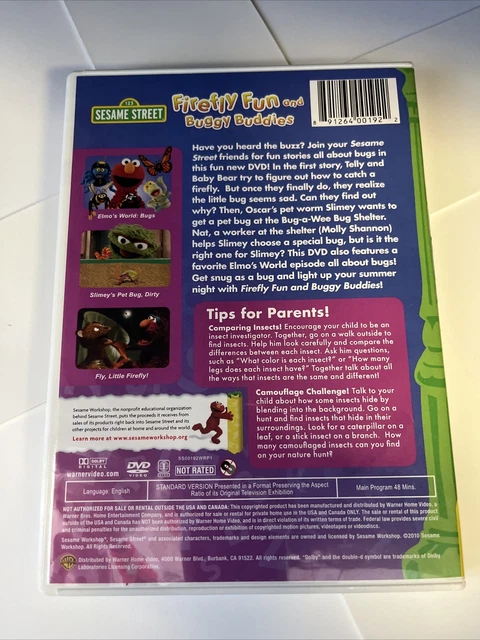 SESAME STREET: FIREFLY Fun and Buggy Buddies (DVD, 2010) EUR 1,56 ...