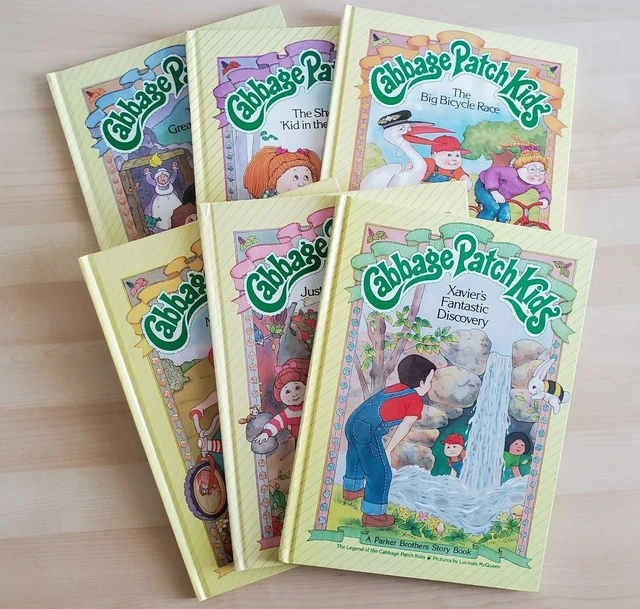 CABBAGE PATCH KIDS Parker Brothers Children's Picture Story Books Lot 6 ...