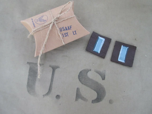 LEATHER RANKS US Army 1st Lieutenant Rank Insignia Jacket Flight Jacket ...