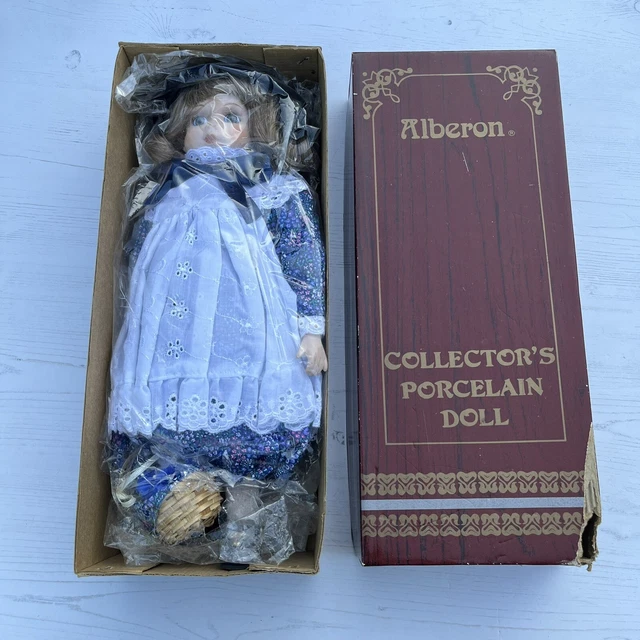 VINTAGE 90S ALBERON Doll London Collector’s Porecelain Doll £12.00 ...