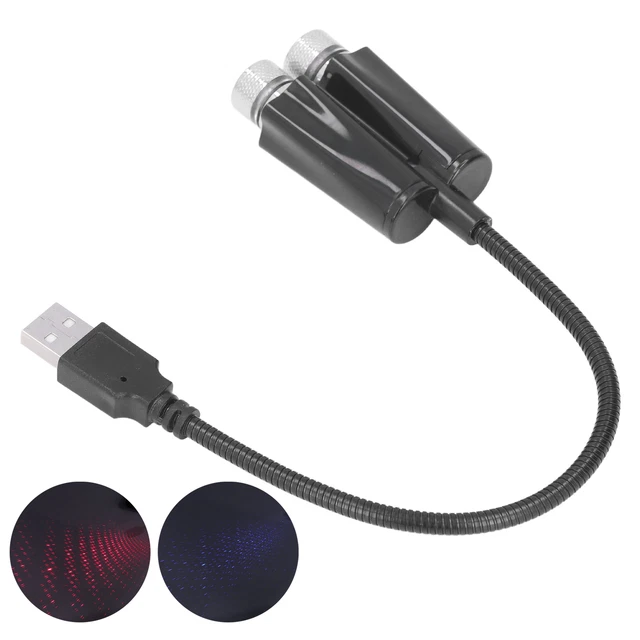 (VOICE CONTROL C202S)CAR Star Ceiling Lamp Bending USB Projector Light ...
