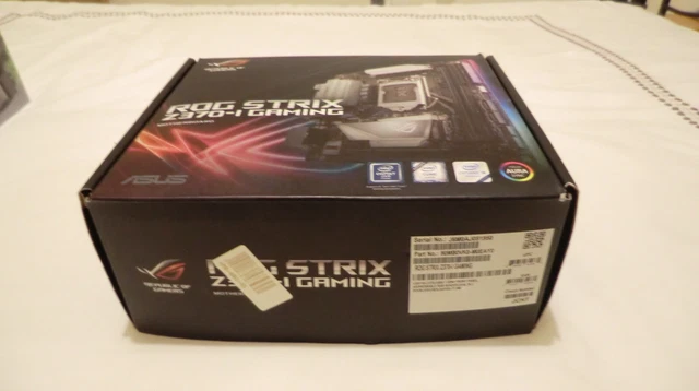 * EMPTY BOX * FOR ASUS ROG STRIX Z370-I GAMING Motherboard Mini-ITX £13 ...