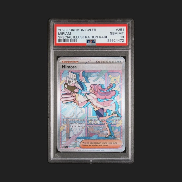 CARTE POKÉMON : Mimosa Ex Alt 251/198 - Psa 10 - Écarlate Et Violet EUR ...