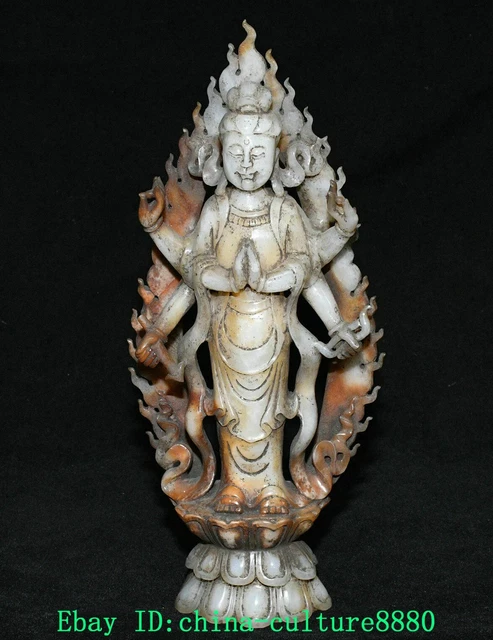 11 &GUHAN DYNASTIE naturelle et tanayu huit bras Guanyin Guanyin Bouddha EUR 5.454,00 - PicClick FR