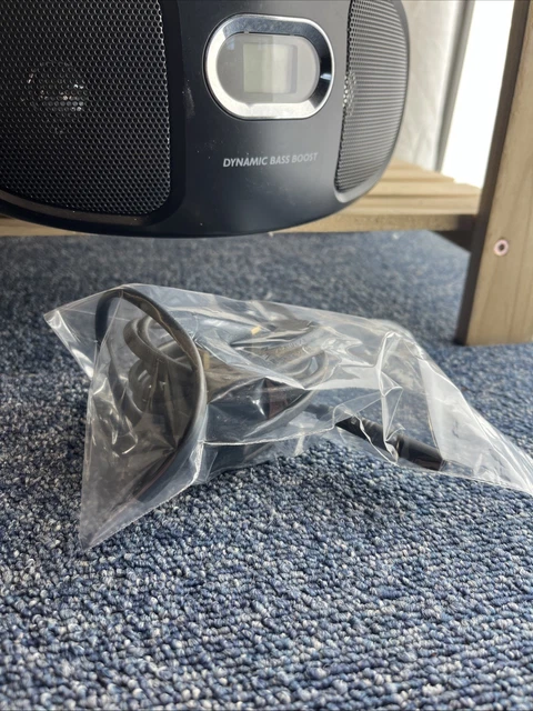 PHILIPS AZ102B SOUND Machine Boombox CD Player FM/Radio Stereo - Black ...